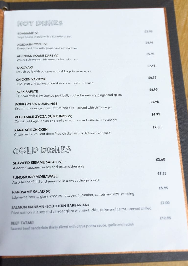 Food review: Harajuku Kitchen, Edinburgh • Foodie Explorers