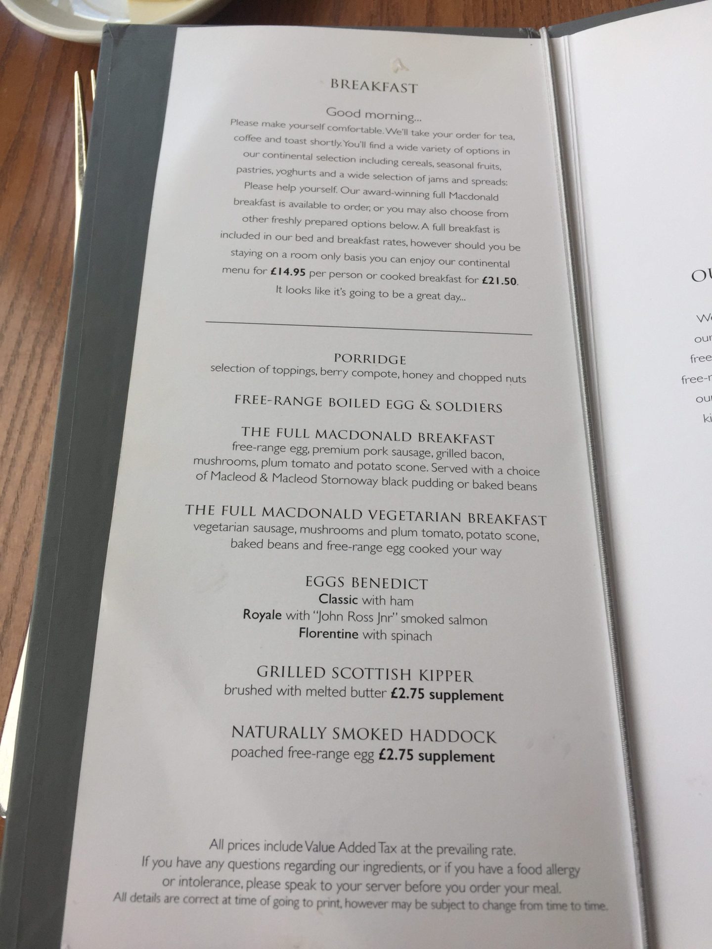 Macdonald Forest Hills Hotel, Aberfoyle Review • Foodie Explorers