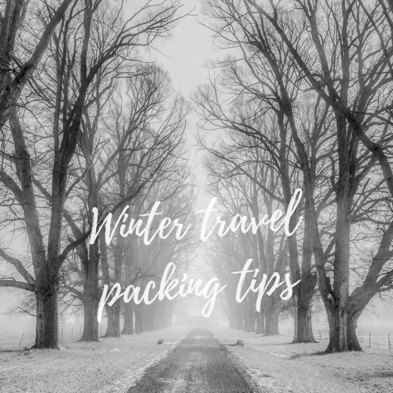Winter travel packing tips: how to pack light for cold weather • Foodie ...