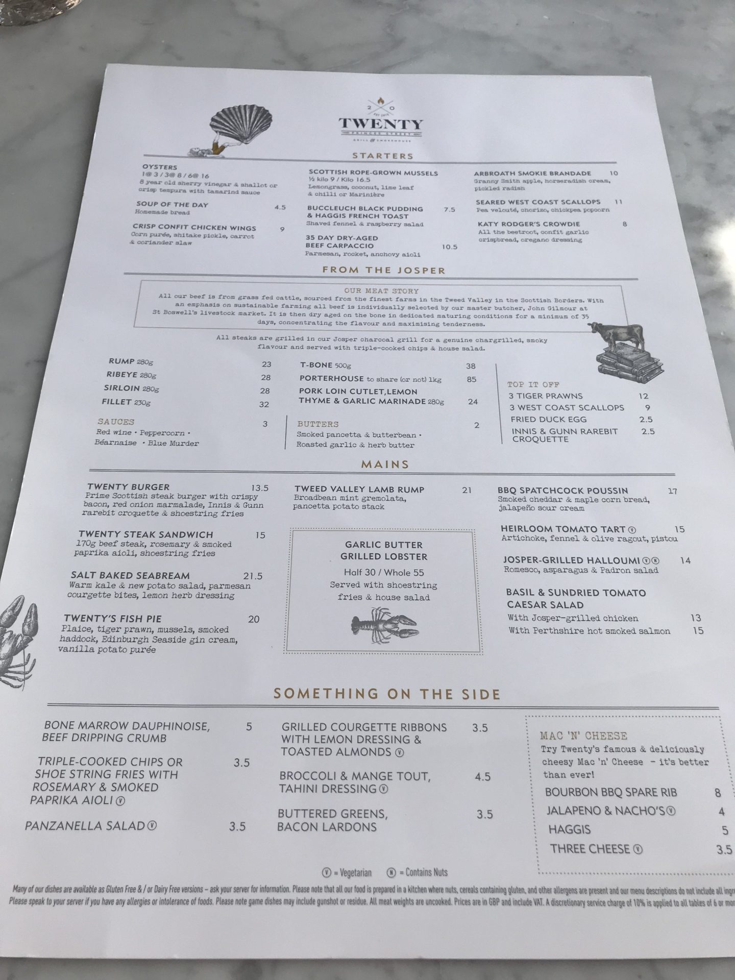 Food review: Twenty Princes Street Grill & Smokehouse, Edinburgh ...