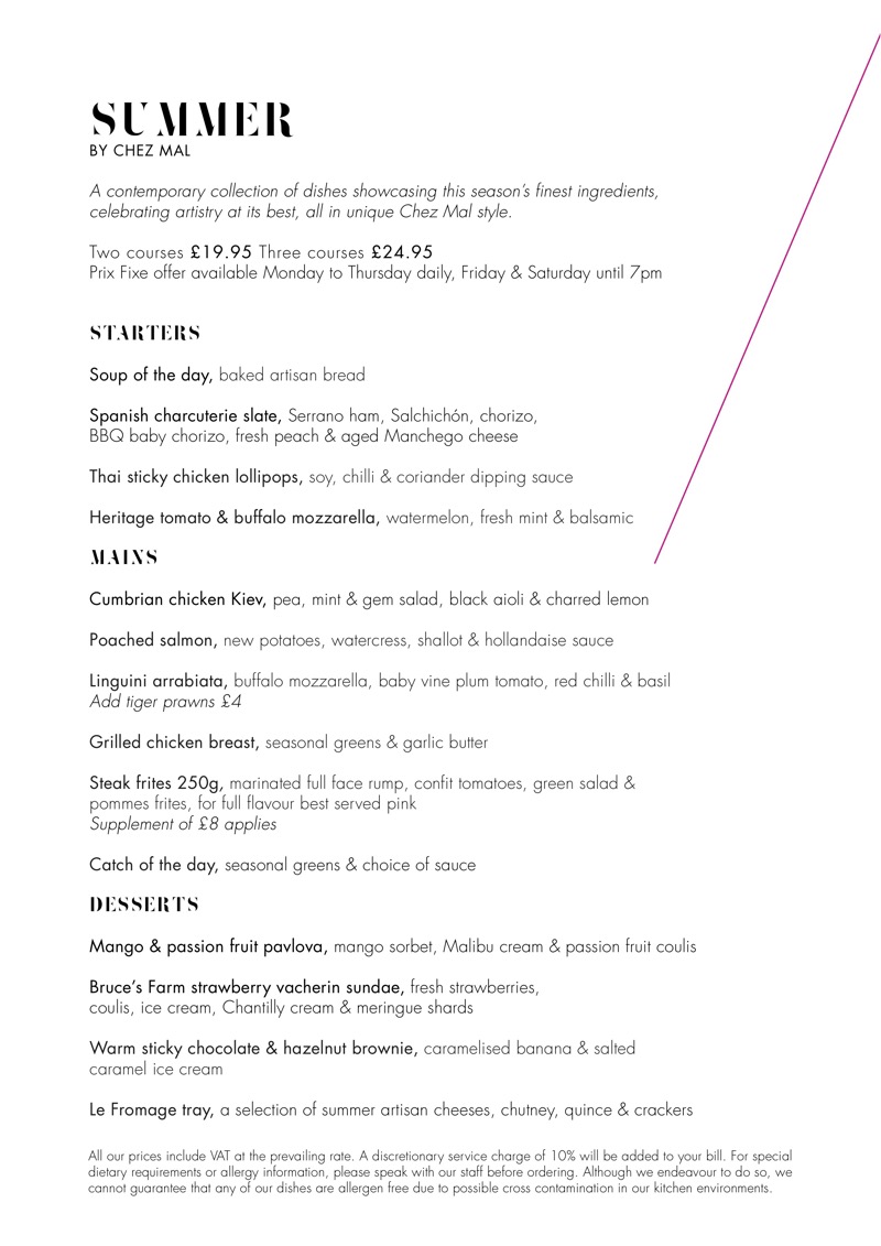 Summer Menu launches at Chez Mal, Malmaison Glasgow • Foodie Explorers ...