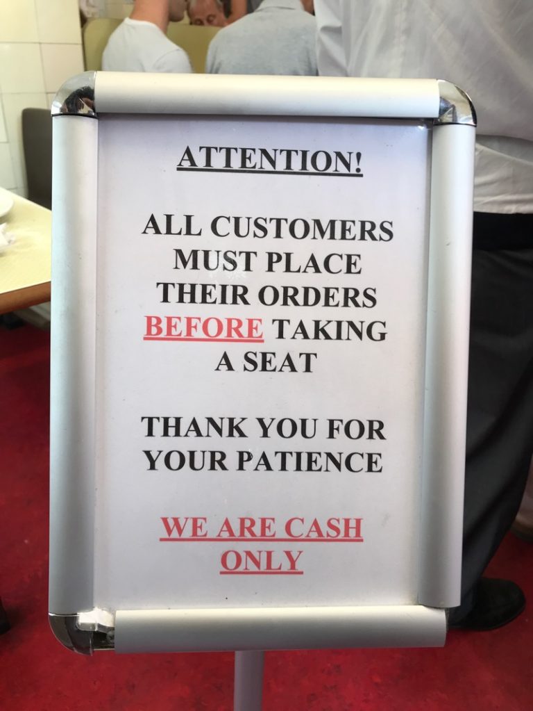 Traditional London Cafe - Regency Cafe, London • Foodie Explorers