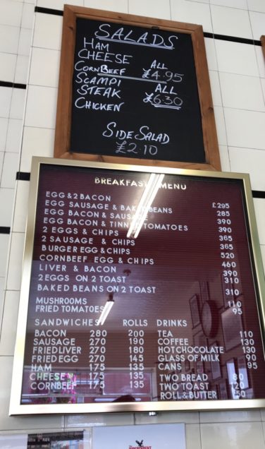 Traditional London Cafe - Regency Cafe, London • Foodie Explorers