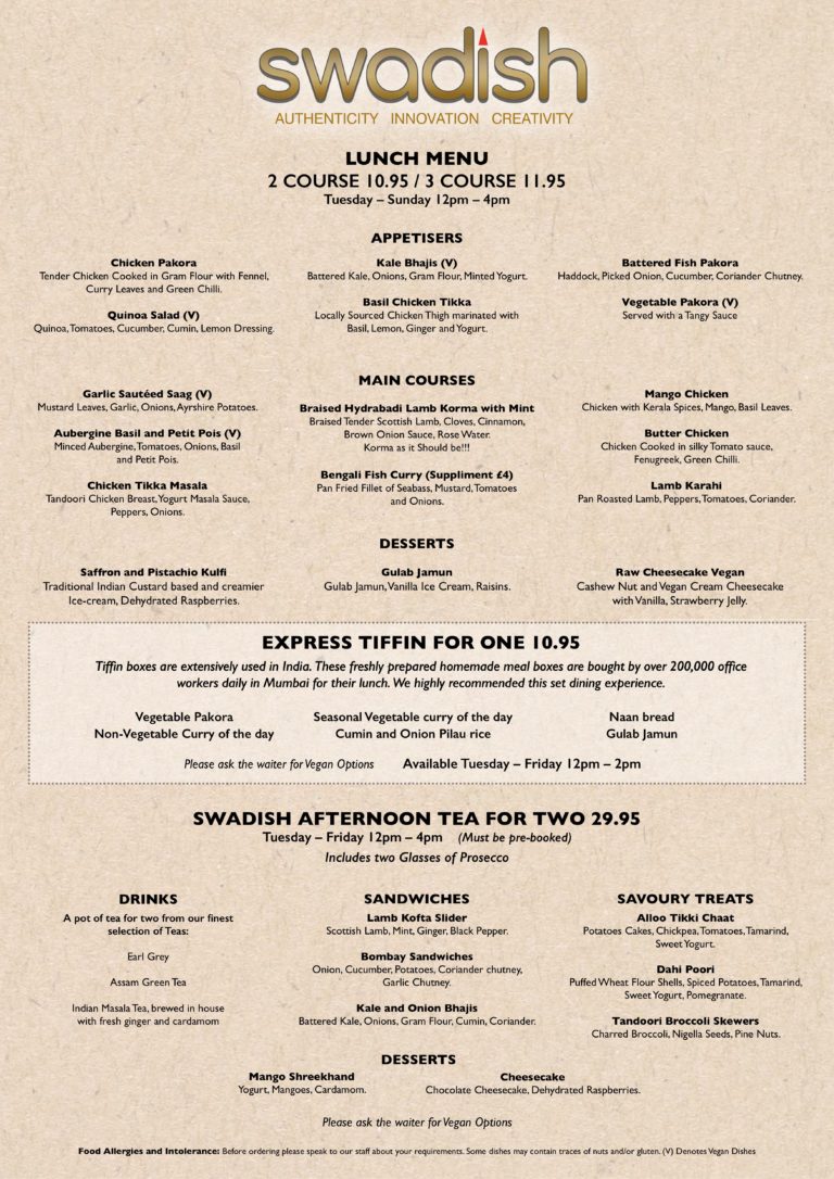 Food Review: Swadish Modern Indian Cuisine, Glasgow • Foodie Explorers