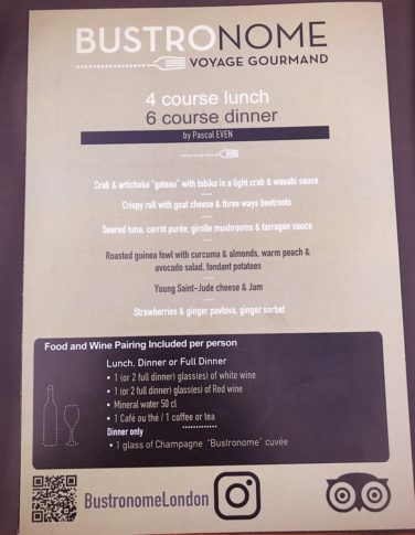 Food Review: Bustronome, London • Foodie Explorers | UK Food & Travel ...