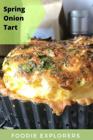 Recipe: Spring Onion Tart • Foodie Explorers