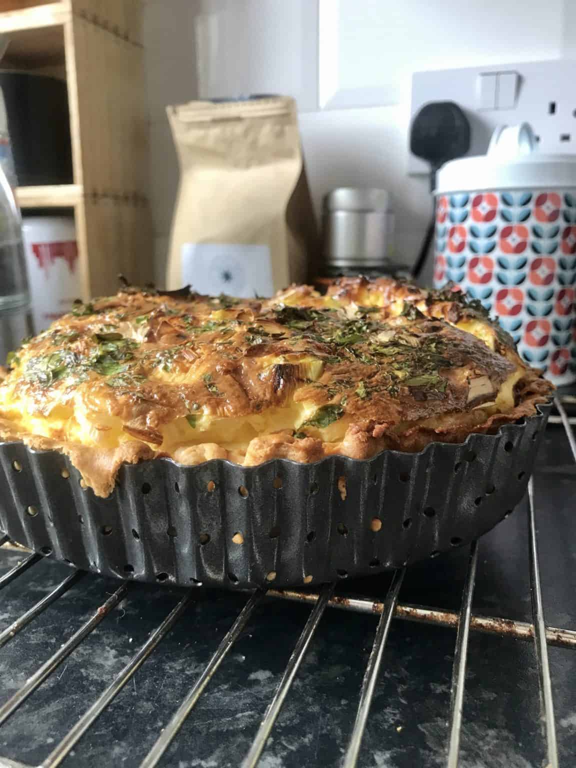 Recipe: Spring Onion Tart • Foodie Explorers