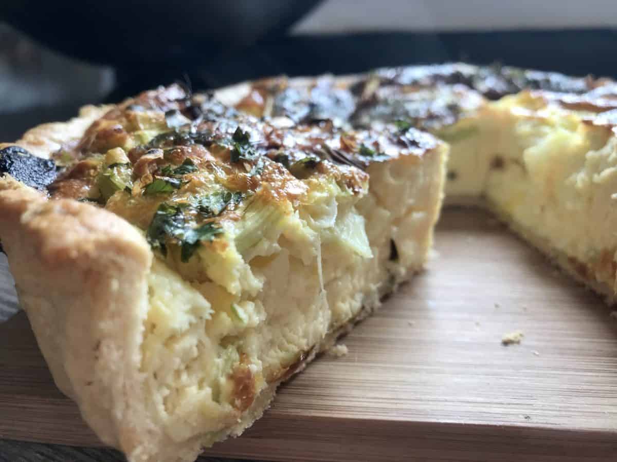 Recipe: Spring Onion Tart • Foodie Explorers