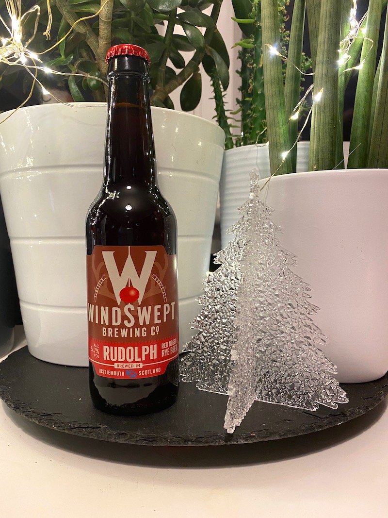 Beer Review: Windswept Brewing Co - Rudolph Red Nosed Rye Beer • Foodie ...