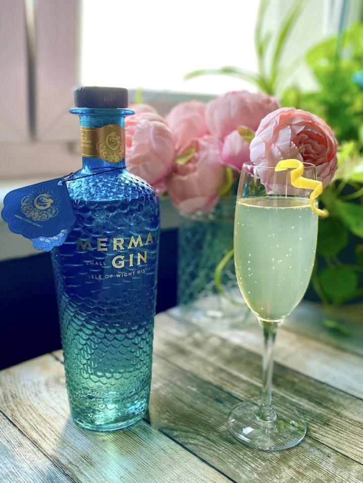 French 75 from Mermaid Gin • Foodie Explorers