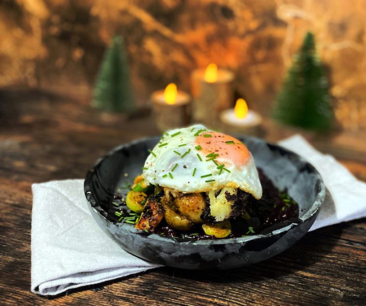 Boxing Day Brunch - Black Pudding Hash • Foodie Explorers