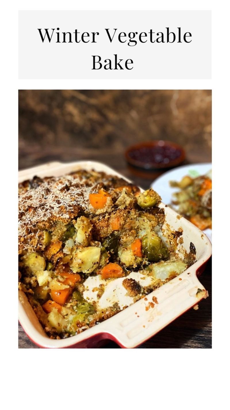 Roasted Vegetable Winter Crumble Recipe • Foodie Explorers