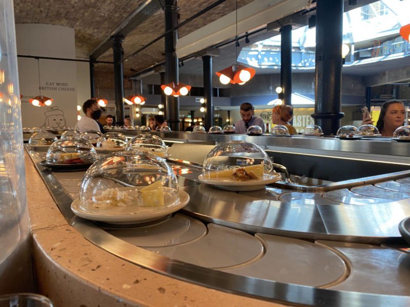 Cheese Conveyor Belt Restaurant in London Pick And Cheese • Foodie ...