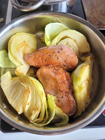 Duck breast with orange and cabbage recipe • Foodie Explorers