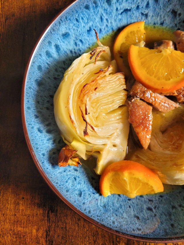 Duck breast with orange and cabbage recipe • Foodie Explorers | UK Food ...