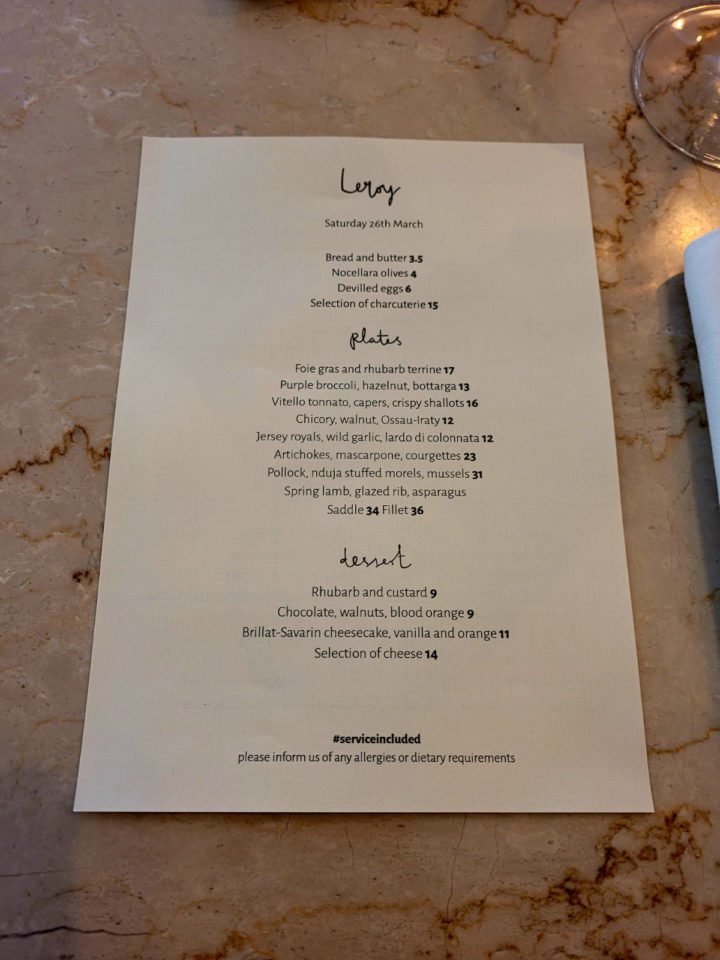 Leroy, Shoreditch, London. *** Closed*** • Foodie Explorers