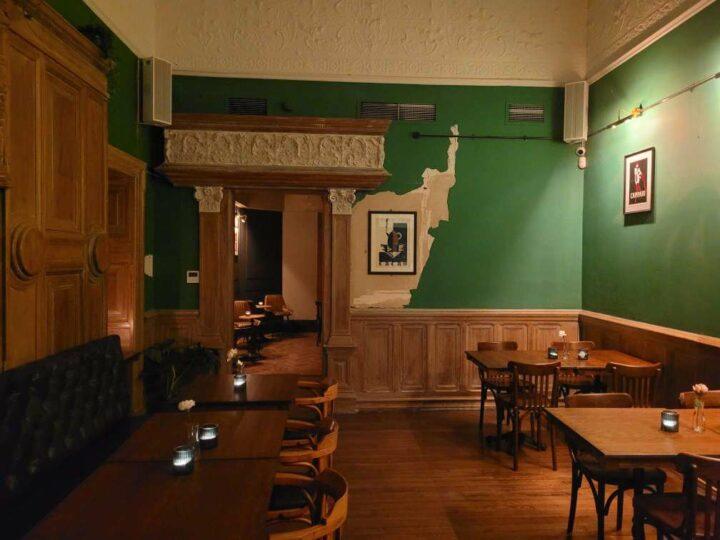 Inside cocktail bar Devil of Brooklyn • Foodie Explorers