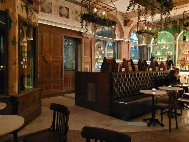 Inside cocktail bar Devil of Brooklyn • Foodie Explorers
