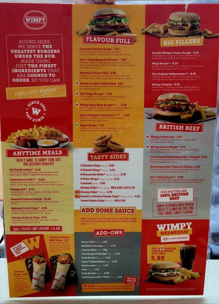 Wimpy, Dingwall • Foodie Explorers
