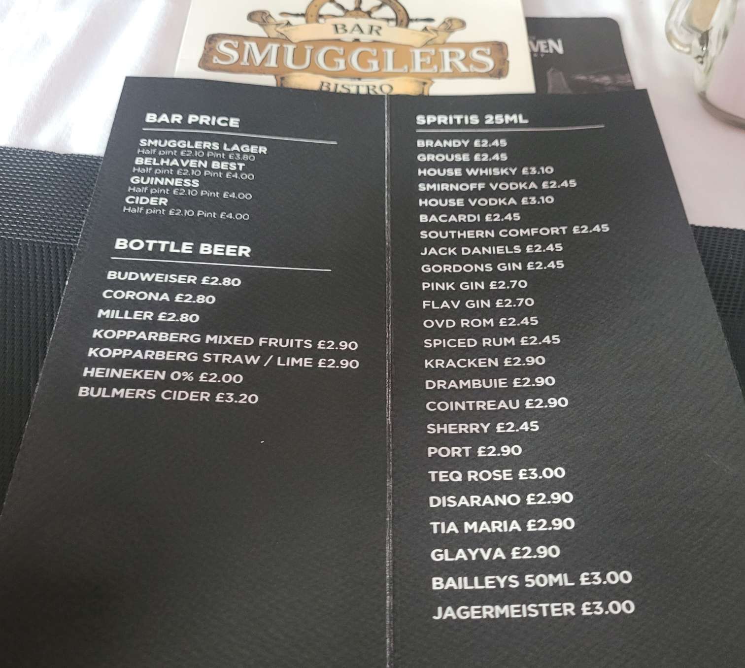 Restaurant Review: Smugglers Bar & Bistro, Tillicoultry • Foodie Explorers