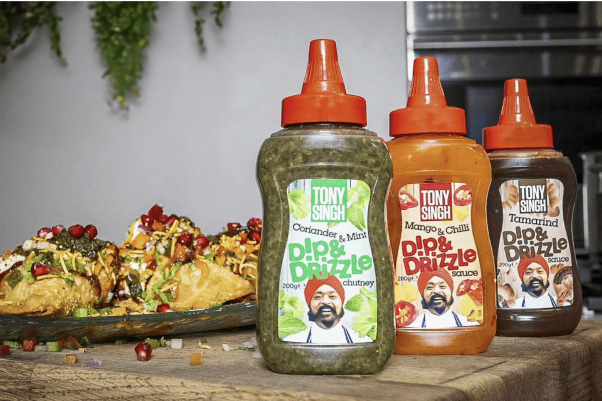 Tony Singh MBE Launches Dip & Drizzle Sauce Range • Foodie Explorers ...