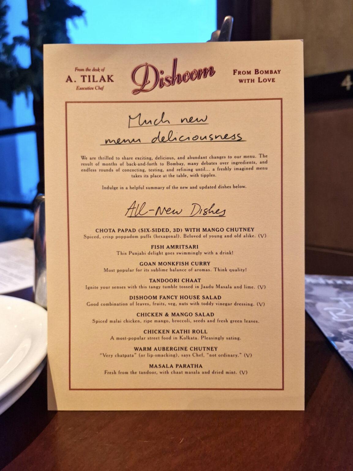 Trying the new dishes at Dishoom, Edinburgh • Foodie Explorers | UK ...