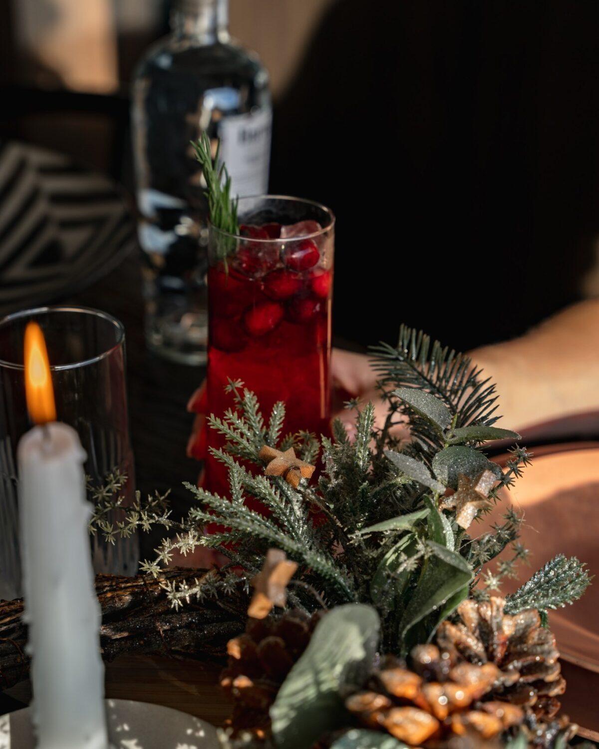 Merry Berry Festive Sour Cocktail • Foodie Explorers