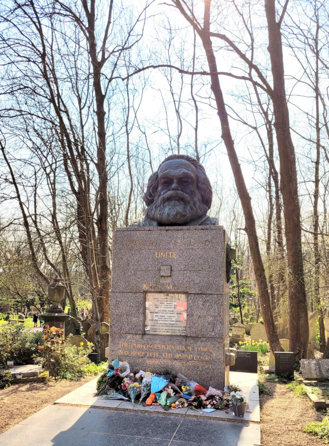 Visit the tomb of Karl Marx • Foodie Explorers | UK Food & Travel ...