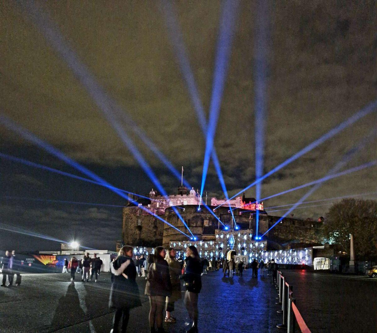 Review of Castle of Light : Fire and Ice at Edinburgh Castle • Foodie ...